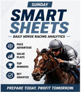Smart Sheets - Horse Racing Analytics - Sunday, June 7, 2026 - Horse ...