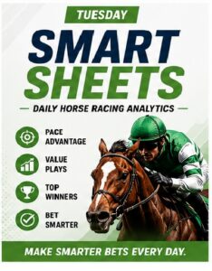Smart Sheets - Horse Racing Analytics - Tuesday, June 9, 2026 - Horse ...